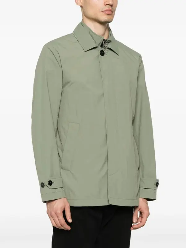 FAY Layered-design Jacket With Classic Collar
