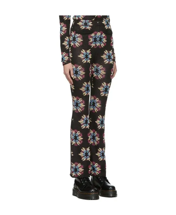 Rabanne Jacquard Bell Bottoms