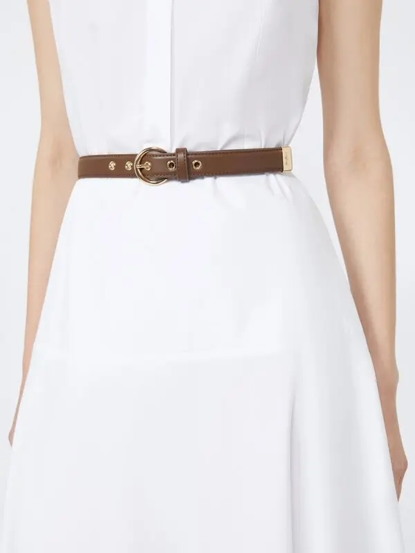 Max Mara Gesto Sleeveless Midi Dress - Optical White