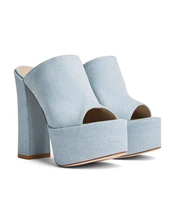 STUART WEITZMAN Open Toe High Heel Platform Sandals