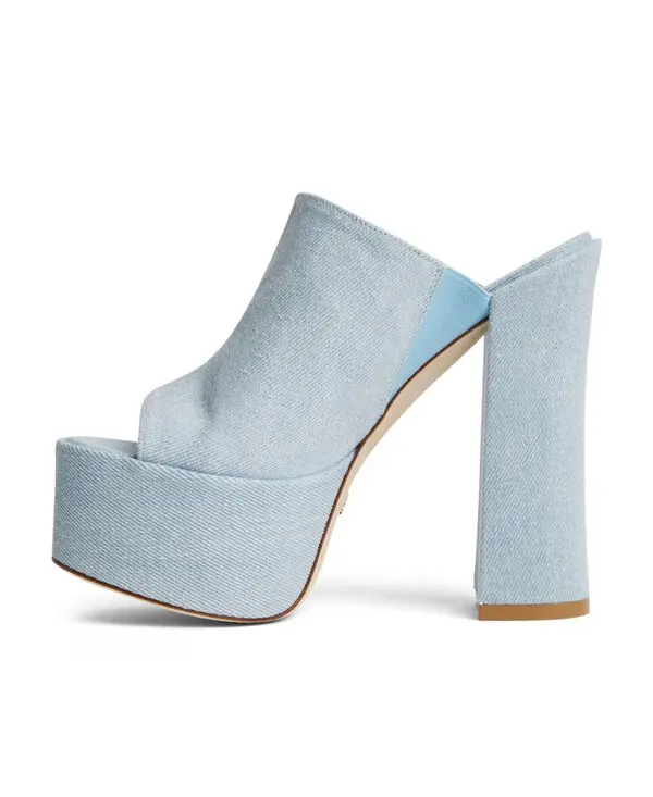 STUART WEITZMAN Open Toe High Heel Platform Sandals