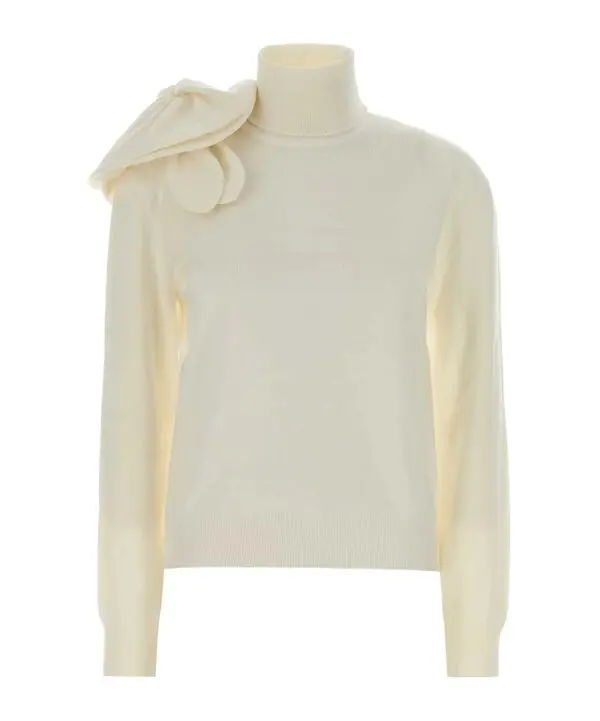 Moschino 3d Flower Jumper - Ivory