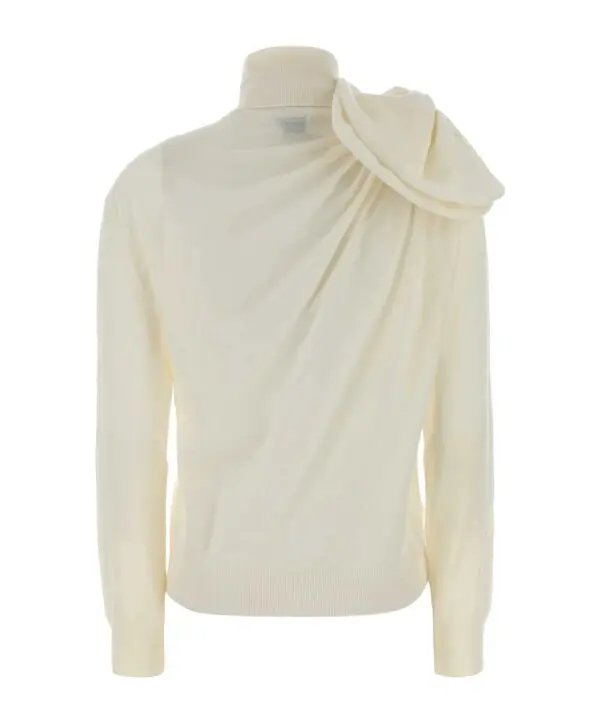 Moschino 3d Flower Jumper - Ivory