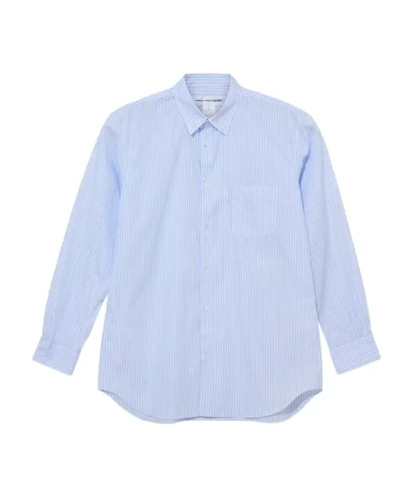Comme Des Garçons Long-sleeved Shirt - Blue