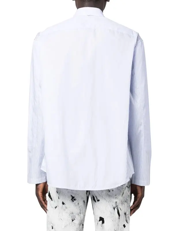 OAMC Logo Embroidered Buttoned Shirt - White