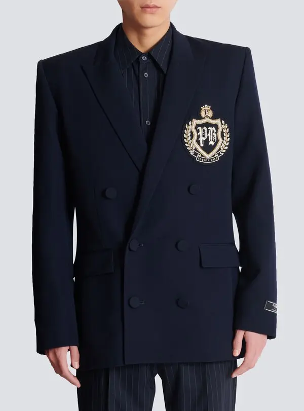 Balmain Patch Embellished Blazer