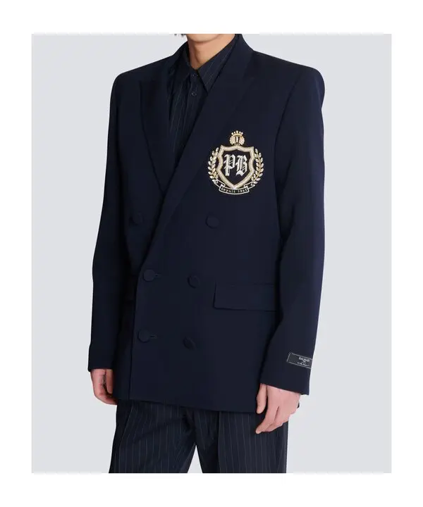 Balmain Patch Embellished Blazer