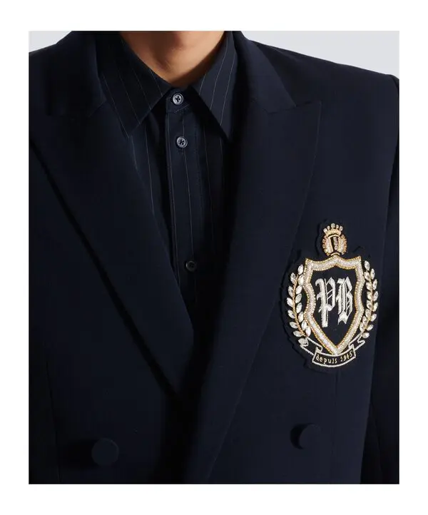Balmain Patch Embellished Blazer