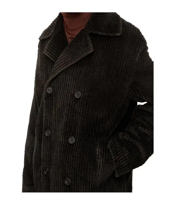 DIESEL® Otis Corduroy Double-breasted Coat