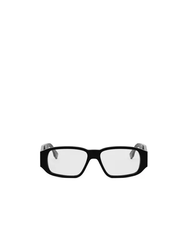 Fendi Geometric Plano Mirror Eyeglasses - No