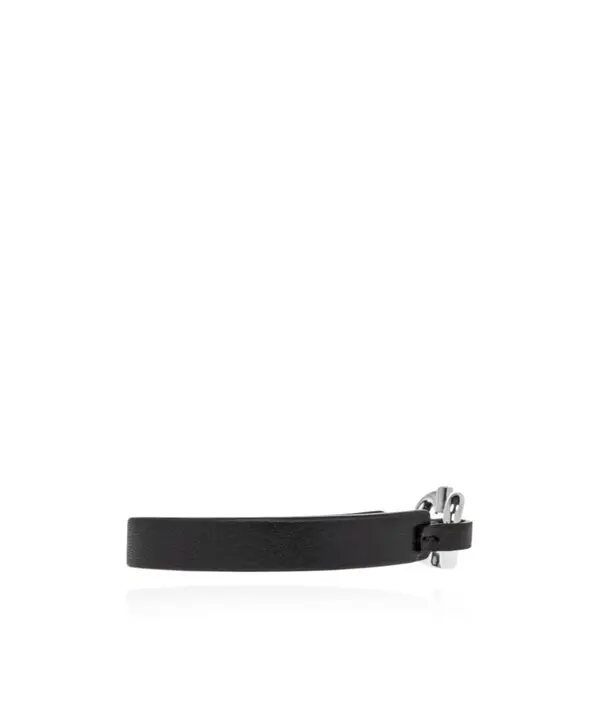 FERRAGAMO Gancini Hook Bracelet - Black