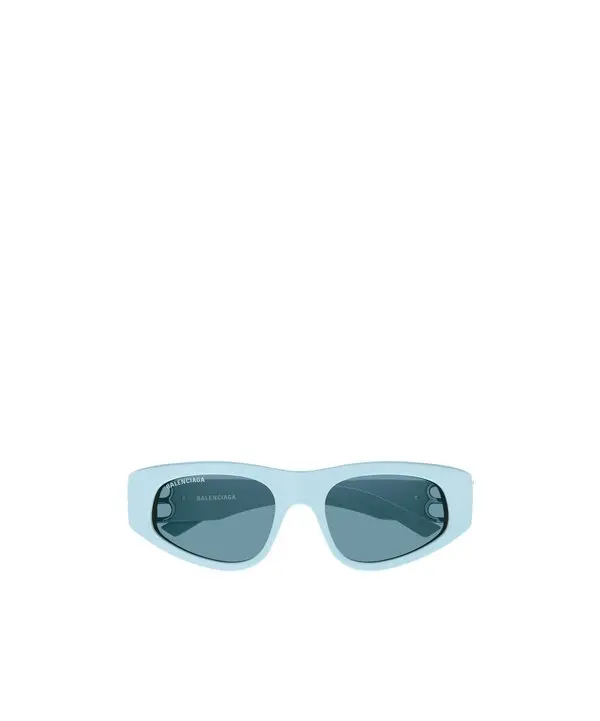 Balenciaga Rectangular Frame Sunglasses - Blue
