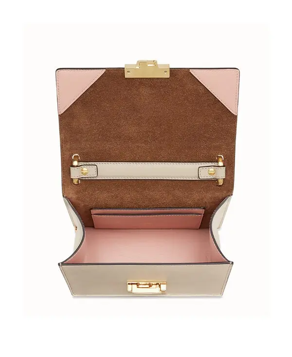 Fendi Kan U Shoulder Bag - Nude