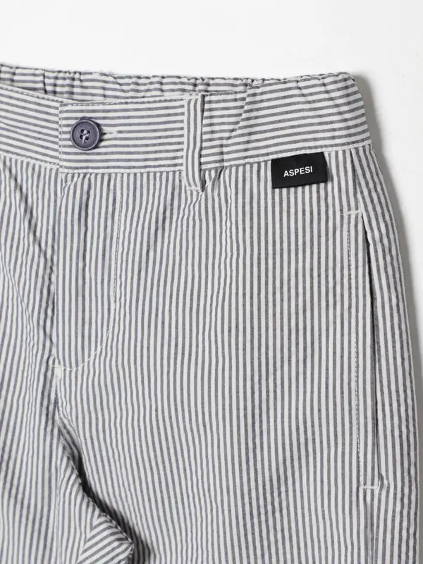 Aspesi Striped Straight-leg Trousers