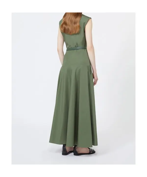 Max Mara Gesto Sleeveless Midi Dress - Khaki