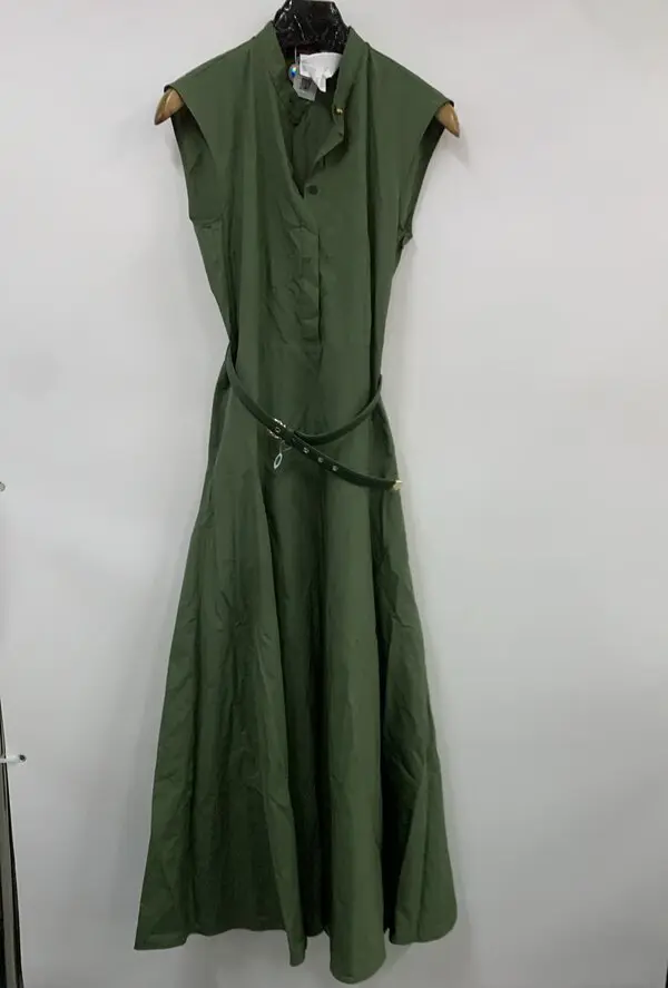 Max Mara Gesto Sleeveless Midi Dress - Khaki
