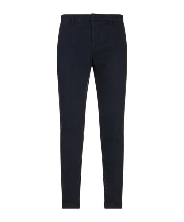 DONDUP Belted Tapered Pants - Black