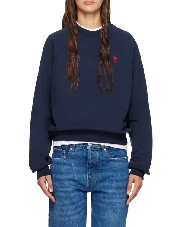 Ami De Coeur Crewneck Sweatshirt - Blue