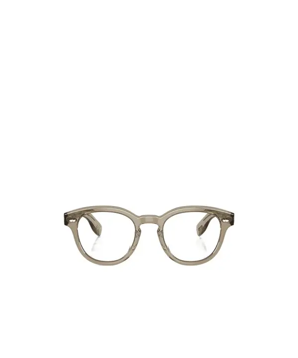 Oliver Spencer Oval Optical Glasses - Nude