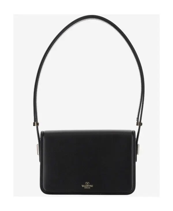 Valentino Garavani Vlogo Signature Shoulder Bag - Black