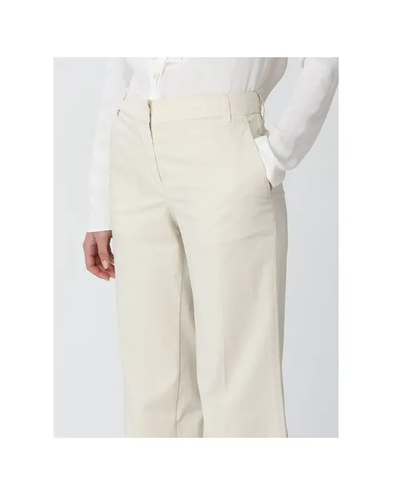 Jacob Cohen Selena Slim Nine-quarter Hem Pants - White