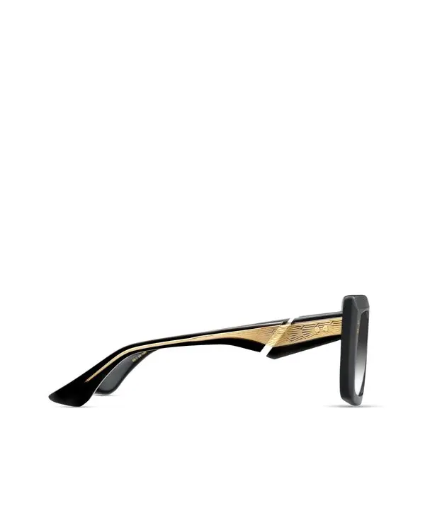 Dita Mahine Embellished Square Sunglasses - Black