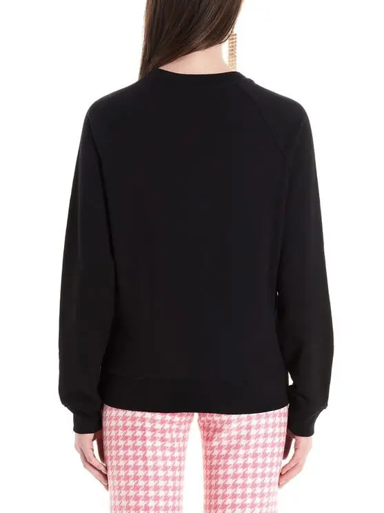 MSGM Logo Detail Sweatshirt - Black