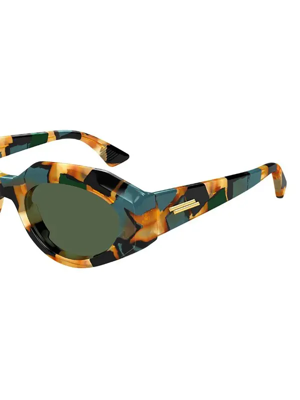 Bottega Veneta Oval Frame Sunglasses