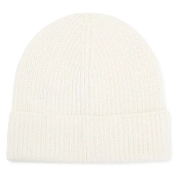 C.P. COMPANY Logo Patch Ribbed Beanie
