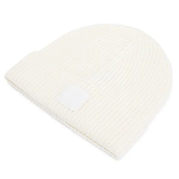 C.P. COMPANY Logo Patch Ribbed Beanie