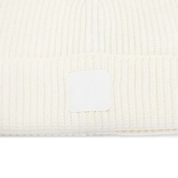 C.P. COMPANY Logo Patch Ribbed Beanie