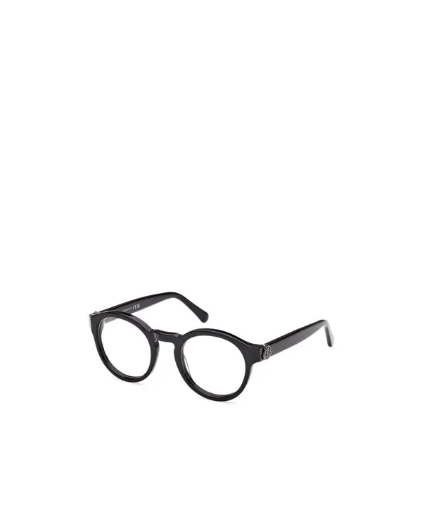 Moncler Round Frame Glasses - Black