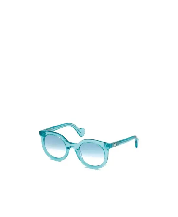 Moncler Round Frame Sunglasses - Blue