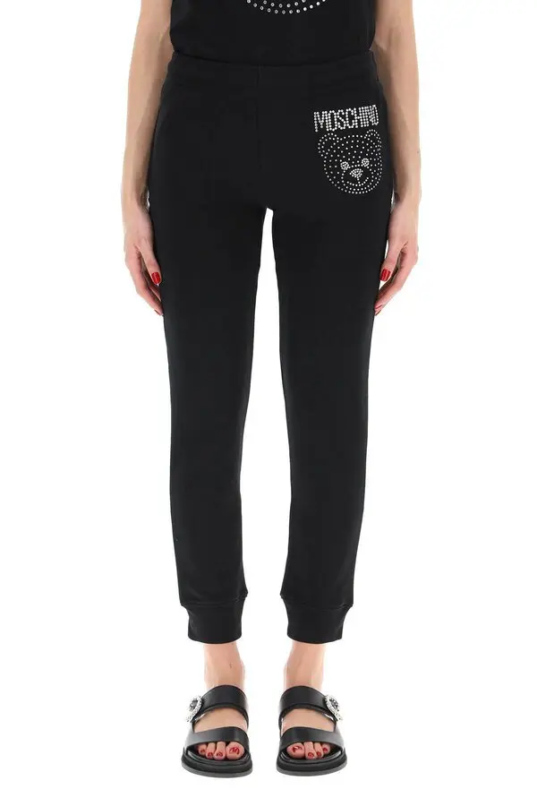 Moschino Embellished Teddy Bear Track Pants