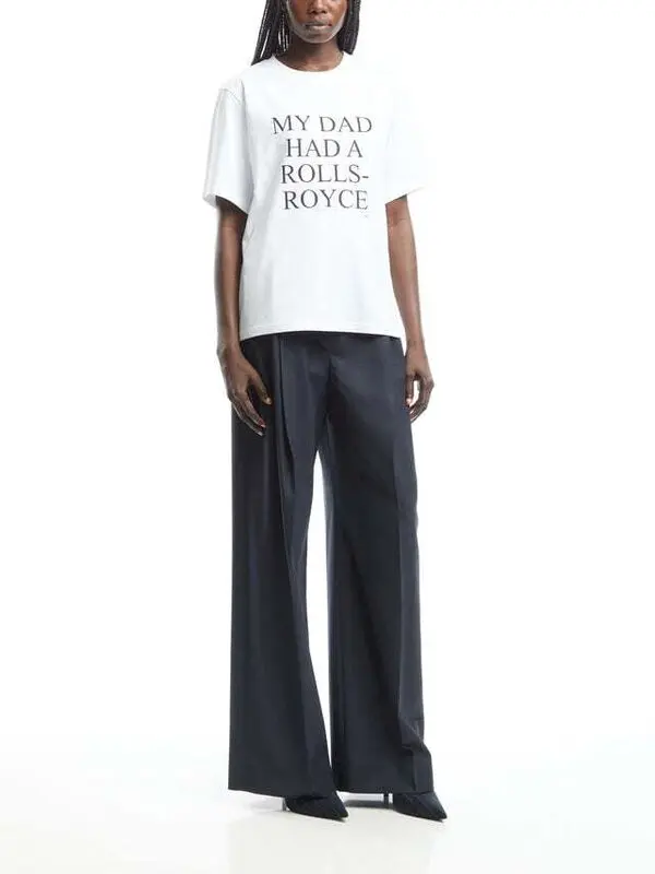 Victoria Beckham Belt-loop Casual Pants - Black