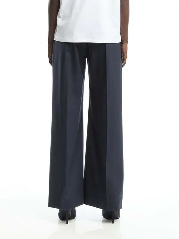 Victoria Beckham Belt-loop Casual Pants - Black