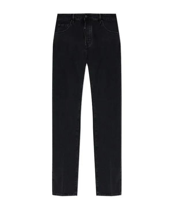 Dsquared2 Logo Patch Straight-leg Jeans