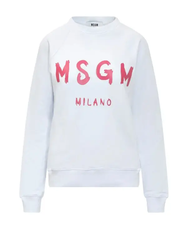 MSGM Logo-print T-shirt - Blue