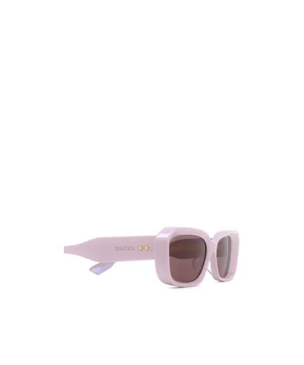 Gucci Rectangle Frame Sunglasses - Brown