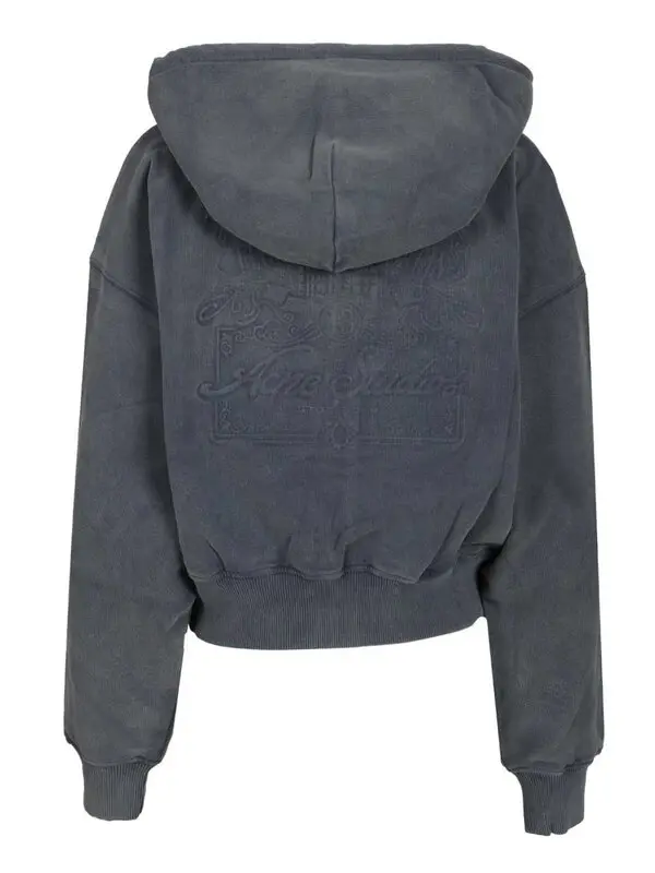 Acne Studios Zip-up Drawstring Hoodie