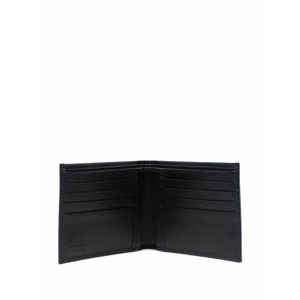 FERRAGAMO Logo-detail Wallet - Black
