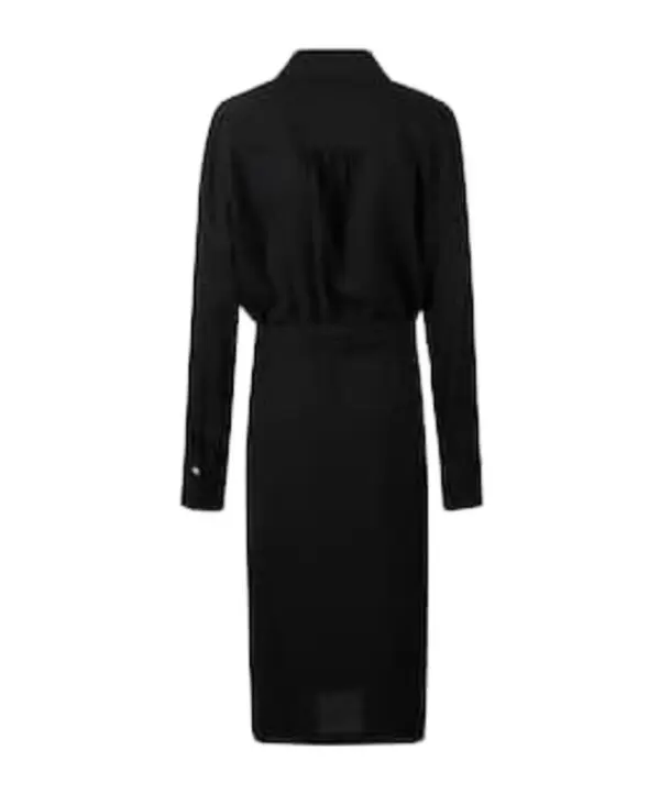 Pinko Tie-waist Shirt Midi Dress