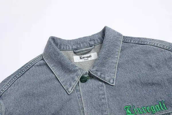 LIUREGALI Logo Denim Jacket