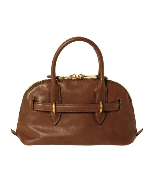 Miu Miu Nappa Leather Top-handle Bag - Oak