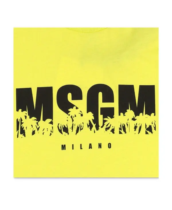 MSGM Logo Round Neck T-shirt