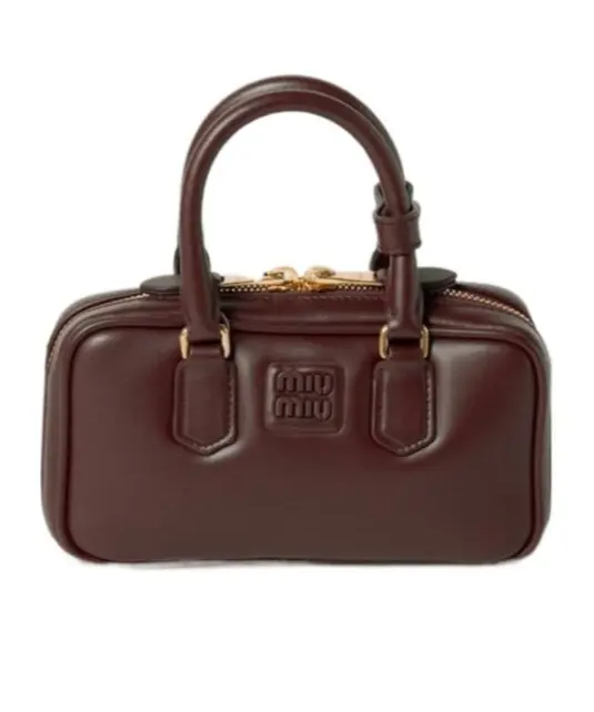 Miu Miu Arcadie Leather Mini-bag - Brown