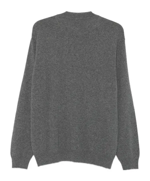 Moschino Intarsia Crewneck Jumper - Black