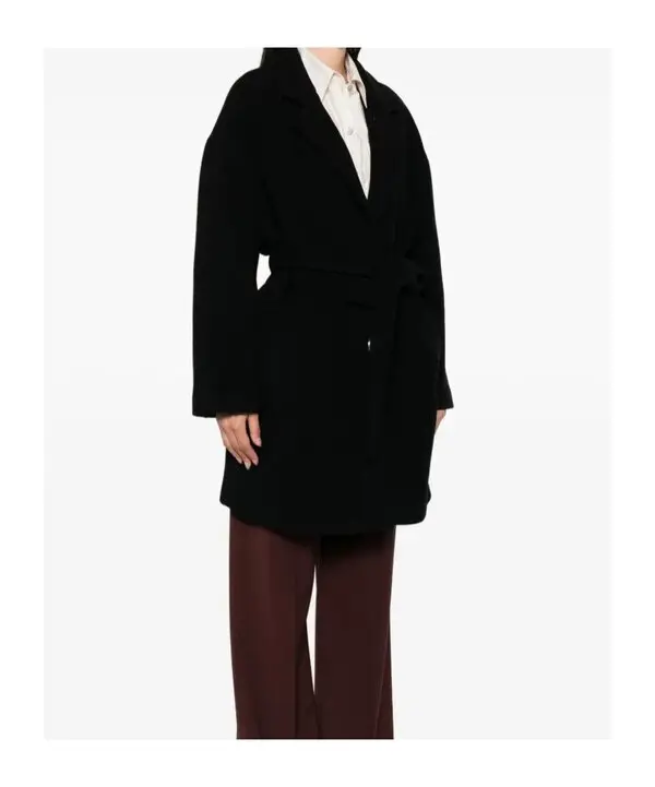 Pinko Belted Button-fastening Coat