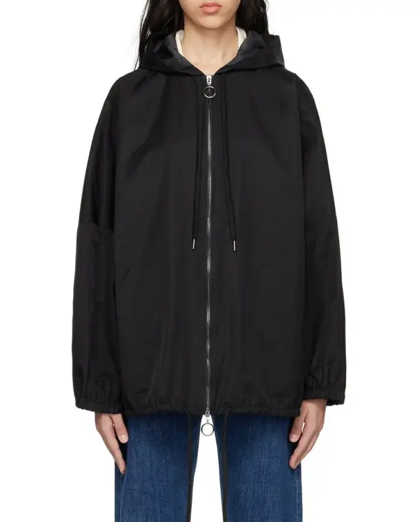 Studio Nicholson Drawstring-hood Zip-up Jacket