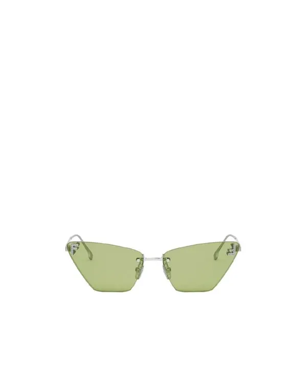Fendi Cat-eye Frame Sunglasses - Silver